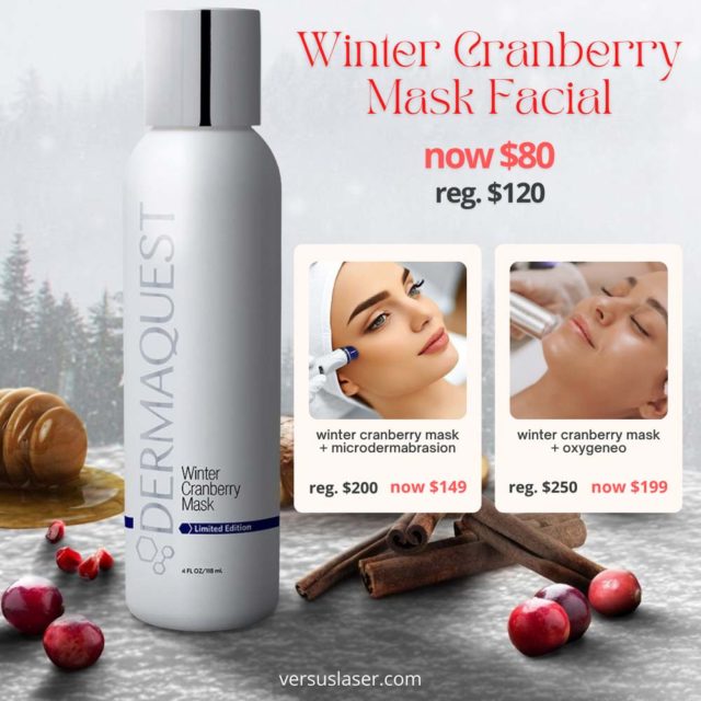 Winter Cranberry Mask Facial in Toronto | Versus Laser